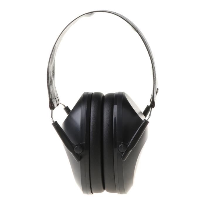 Noir - Protège oreilles pliable, Protection auditive, Anti bruit, Pour ...
