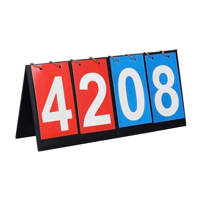 1 pcs Tableau de Scores Score Flip Tableau de Bord Portatif Sports ...