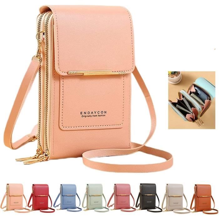 Sac Bandoulière Femme Pochette Telephone Portable Téléphone Portable ...