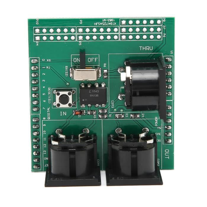 Shipenophy Module MIDI Carte adaptateur MIDI Module série vers MIDI ...