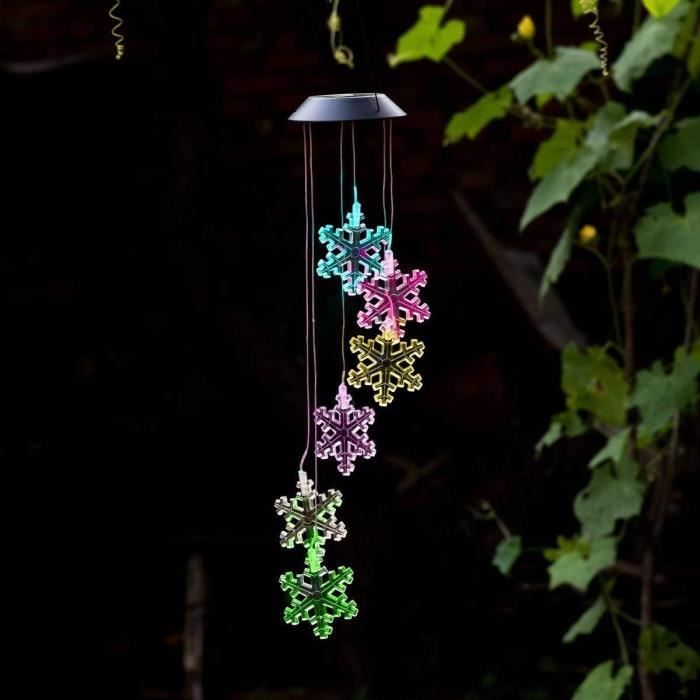 Carillon Solaire Extérieur Boule Disco