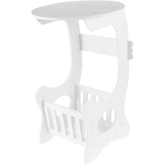 1 Pc Table Basse Bureau Étagère De Rangement Table Basse En Métal Table ...