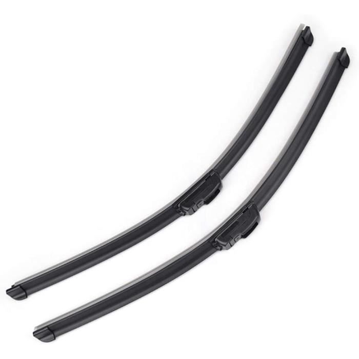 Balai d'essuie-glace Kit de balais d'essuie-glace avant et arrière pour Dacia Renault Sandero ...