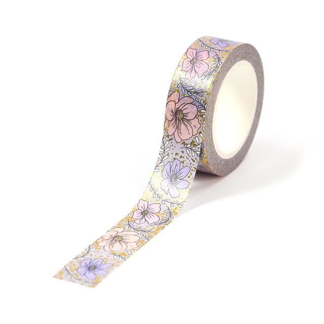 RUBAN ADHESIF,--Ruban adhésif Washi en papier, 1 pièce, feuille'or ...