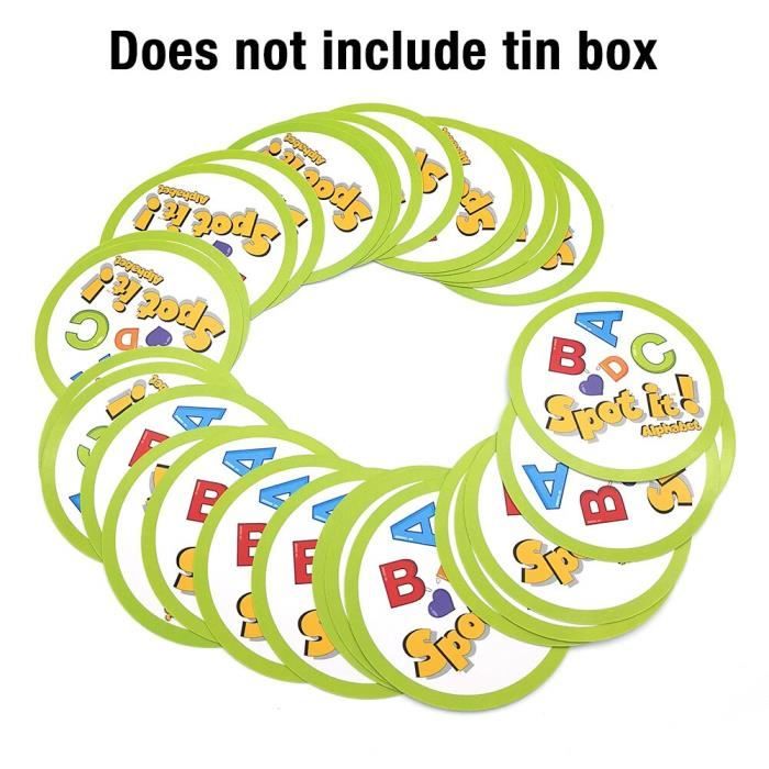 Alphabet opp -Jeux de société pour enfants et adultes 80mm,cartes ...