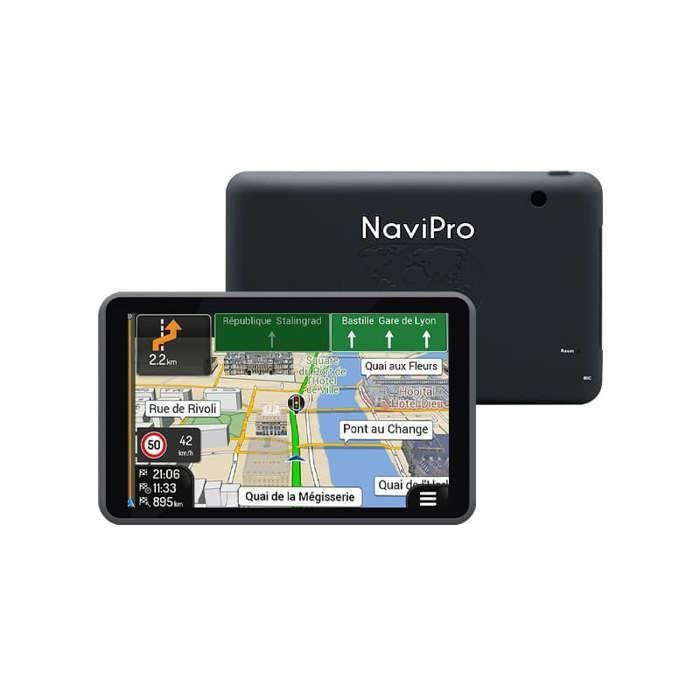 GPS Camping Car 7 Pouces NaviPro Active, Ventouse Aimanté, Europe ...