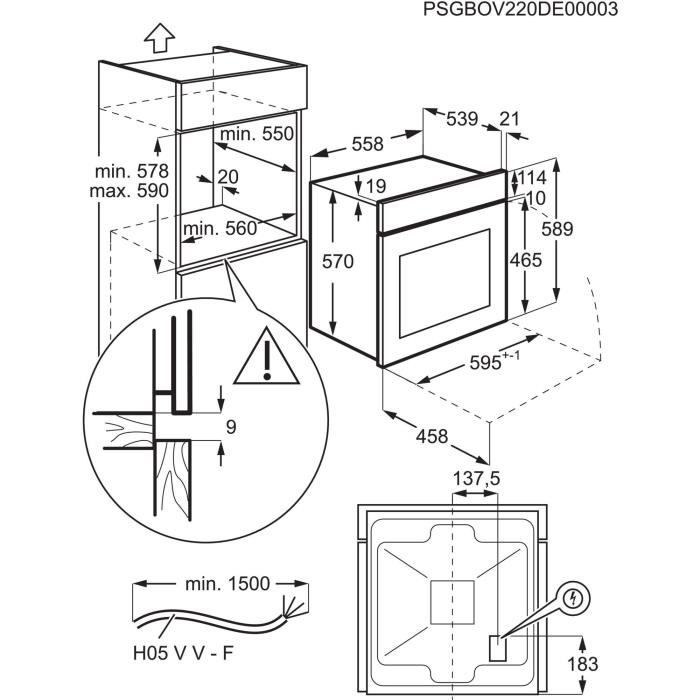 Four multifonction encastrable - Pyrolyse - FAURE - FOPWC6X2 - Inox ...