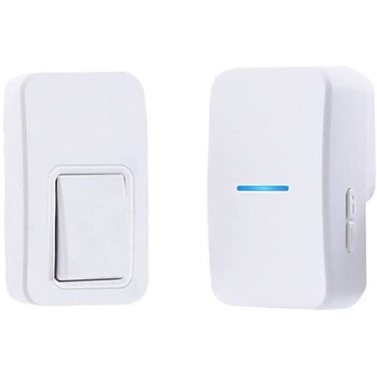 Sonnette sans Fil Sonnette étanche sans Fil créative Auto-alimentée ...