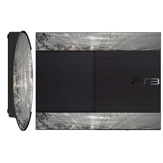 Skin Stickers pour sony PS3 super slim (Sticker : Ciel nuageux ...