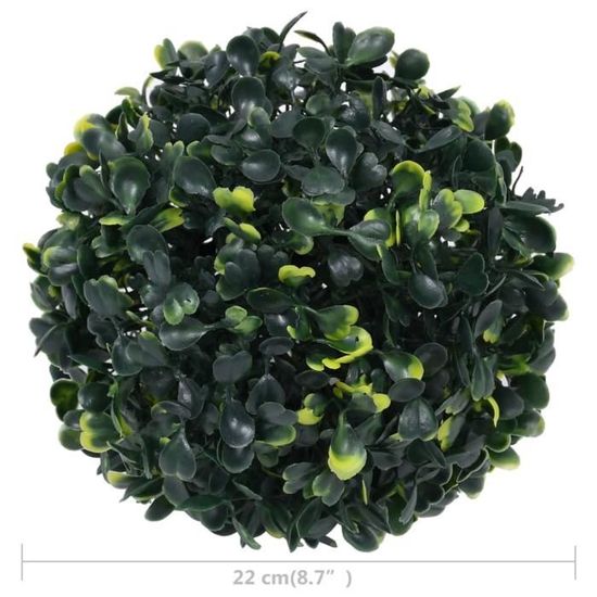 Plante artificielle - DRFEIFY - Boules de buis - 2 pcs - 22 mm ...