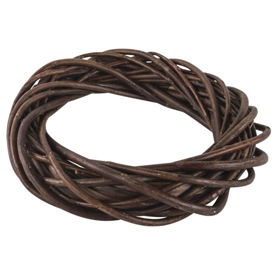 Couronne en osier, non pelée, ø 20cm x 4,5cm, {couleur} - Cdiscount Maison