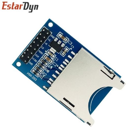 Circuits intégrés,SD Card Module--Carte D'extension De Stockage Micro Sd Tf, Module Spi Pour La ...