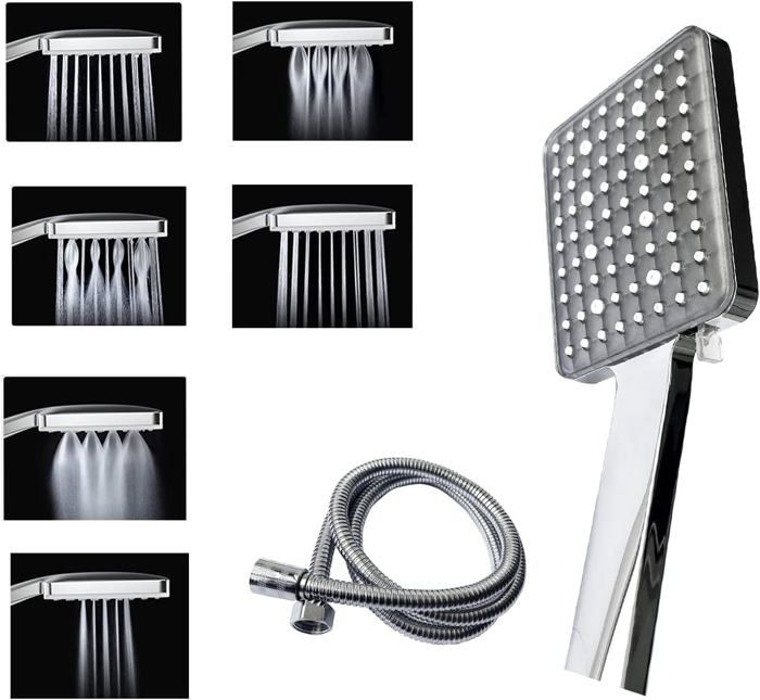 Pommeau De Douche À Main Avec Tuyau 1,5 M,Pommeau De Douche Universel ...