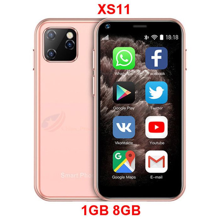 Téléphone Portable, mini android smartphone, Xs11 Pink - Cdiscount ...