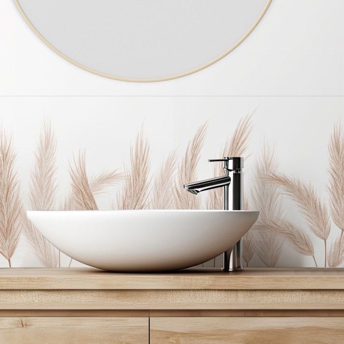 Credence Salle De Bain Adhesive