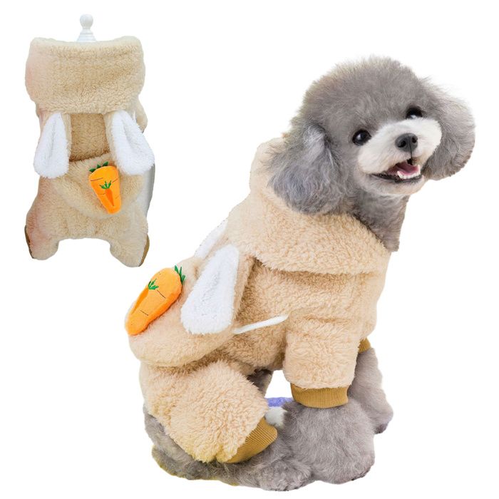 Pyjama polaire pour chiot, combinaison à quatre pattes, vêtement d ...