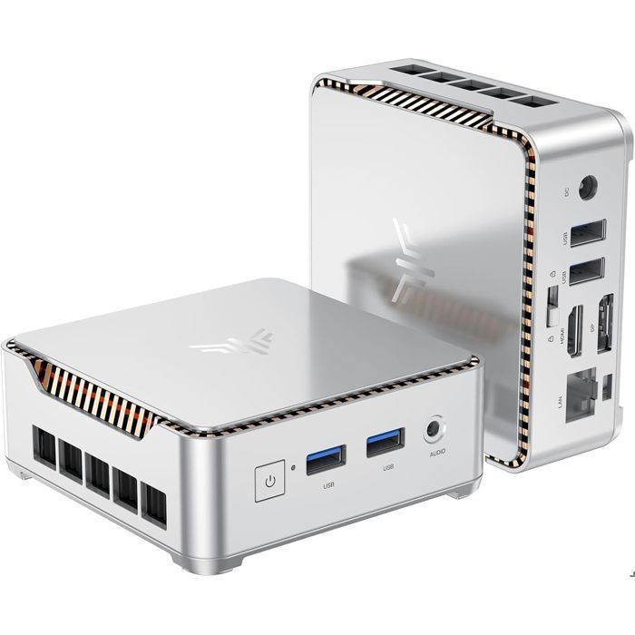 NIPOGI Mini PC - 16 Go DDR4 512Go M.2 SSD - AMD Ryzen R2544 (4 C/8 T ...