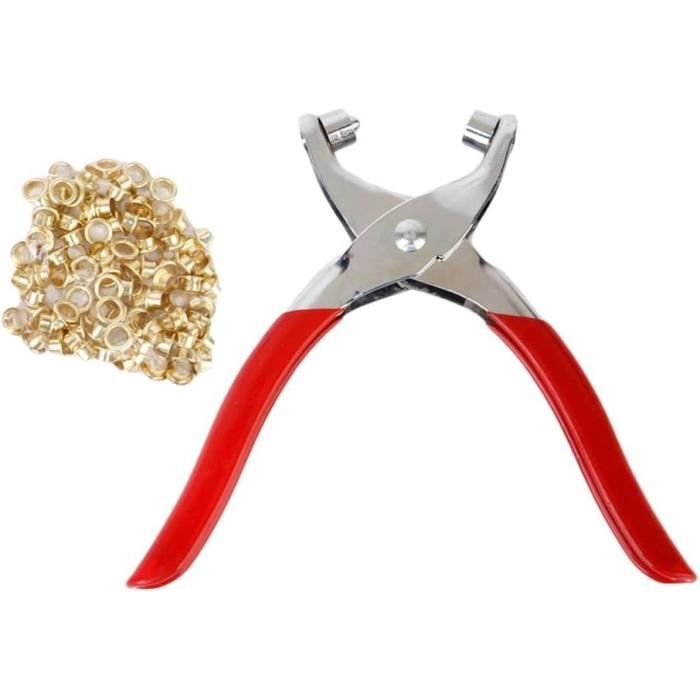 Pinces À Rivets &100X Œillets Fixation Bâche Sacs Tente Chaussures ...