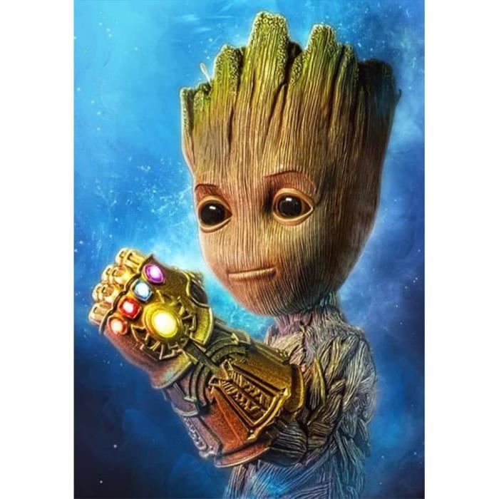 Diamond Painting Complet, Alien Grand Magie Diamant Painting Diy 5D ...