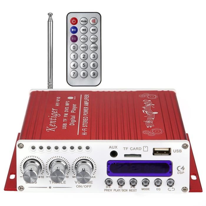 Kentiger V10 Amplicateur HiFi Bluetooth Hi-Fi Class-AB Stéréo Super ...