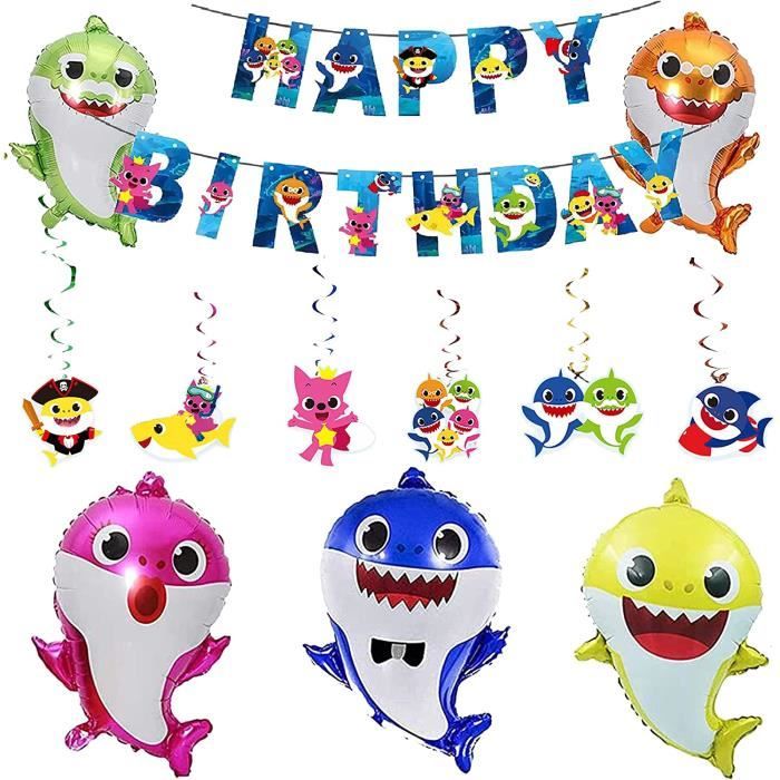 Deco Anniversaire Bébé Requin Anniversaire Décorations Bébé Requin ...