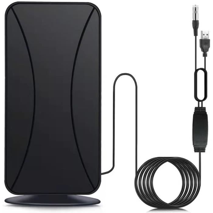 Antenne Tv Numérique Dvb-T2 4K Hd Antenne Tv Intérieure Et Extérieure ...