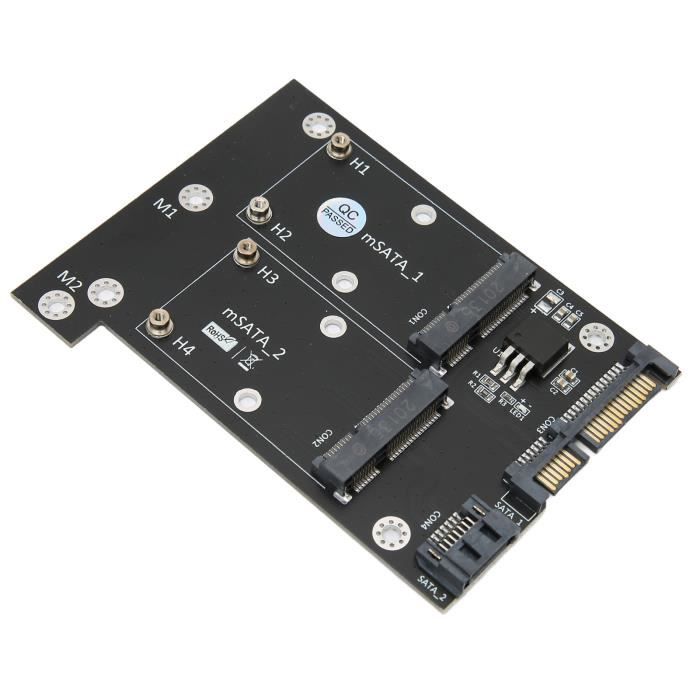 EJ.life Adaptateur SATA pour SSD MSATA: Connectez facilement deux SSD ...