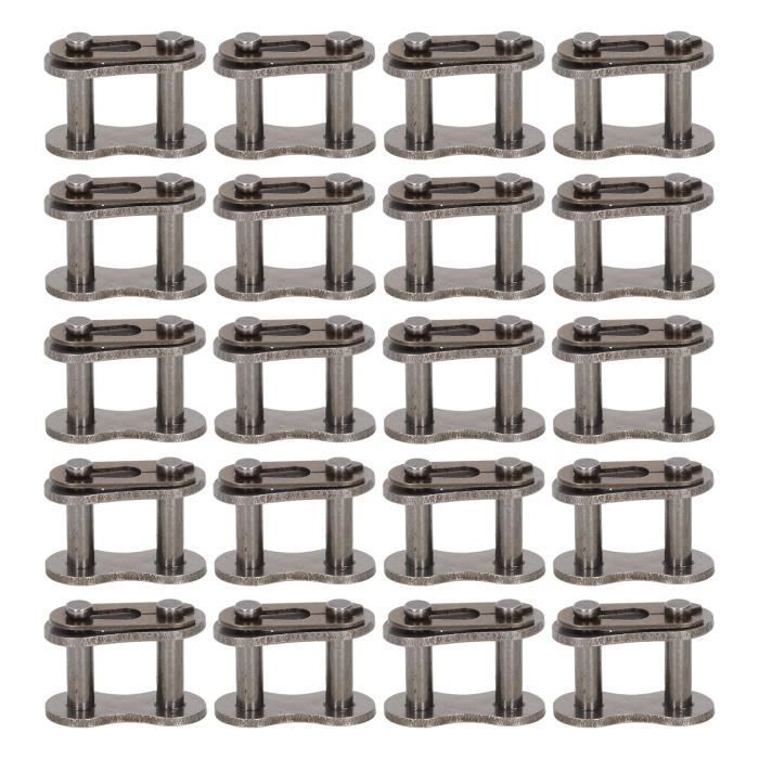 20pcs Master Chain Link Connector Roller 420 Kit d'accessoires pour ...