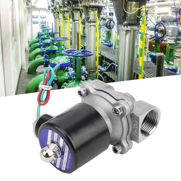 Électrovanne électrique - HURRISE - 3/4in - Inox 304 - Fermeture ...