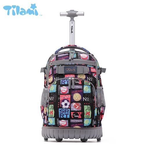Trolley Bag Sac avec roulettes Portable sac Roulette Scolaire Bagages ...
