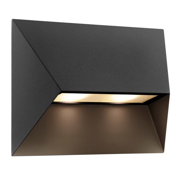 Applique extérieure - NORDLUX - PONTIO - Aluminium Noir - H.19 - IP54 ...