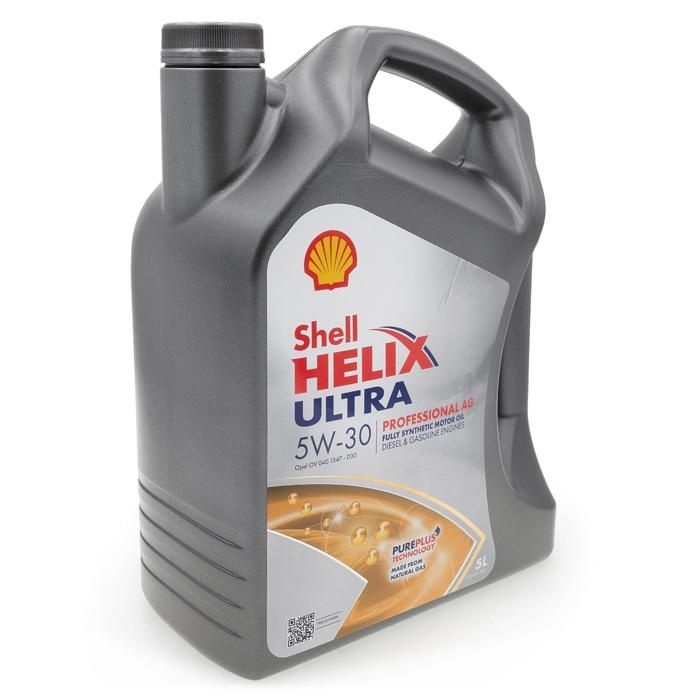 5 Litre Original Shell Helix Ultra Prof. Ag 5W30 Huile 550040557 Acea ...