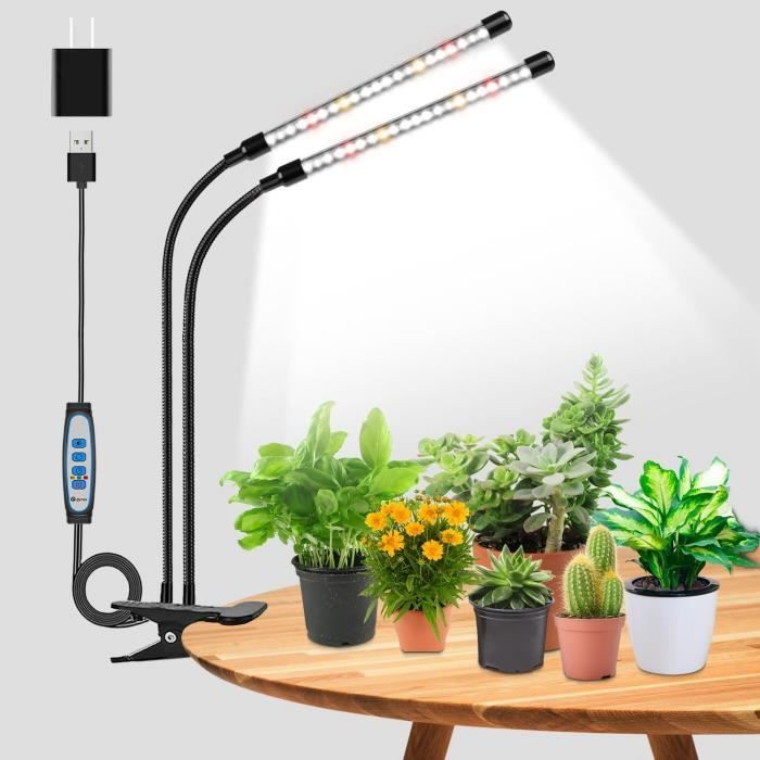 Wolezek Lampe Horticole Led, 6000K Spectre Complet Lamp Plante pour ...