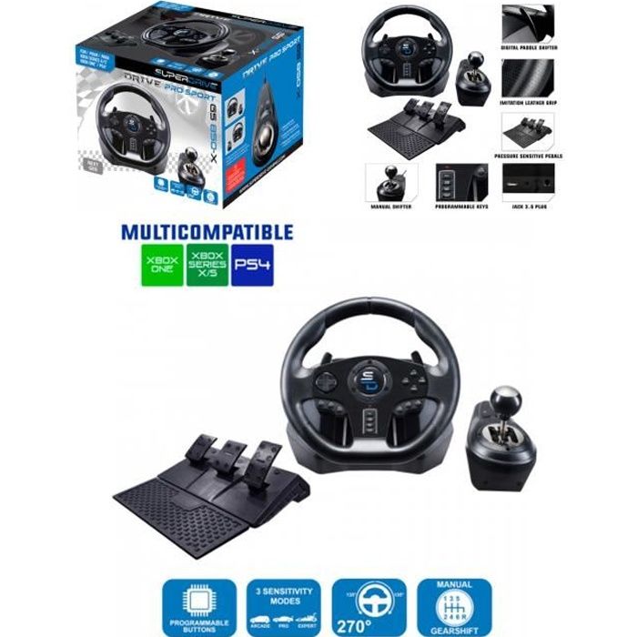 Volant de course - DRIVE SPORT - GS 850-X - Compatible Xbox Series X|S ...