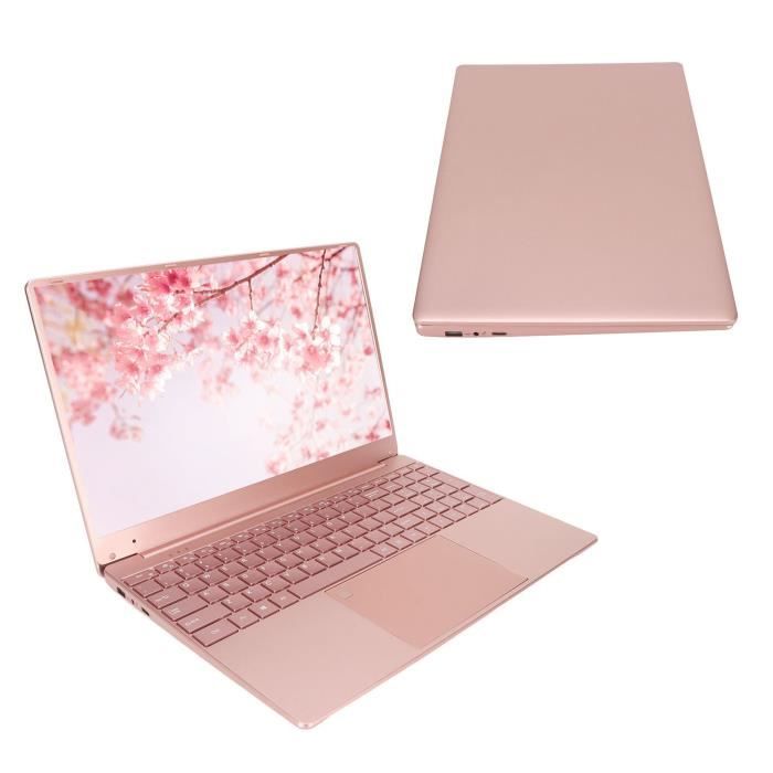Tbest Ordinateur portable 15 Ordinateur portable rose 15,6 pouces avec ...