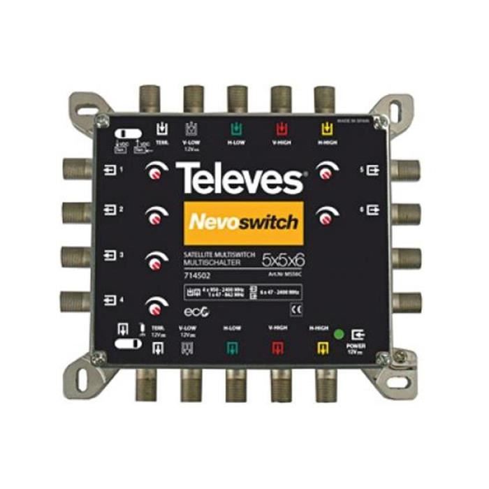 Amplificateur - TELEVES - 714502 - Noir - 12dB - Cascadable - Cdiscount ...