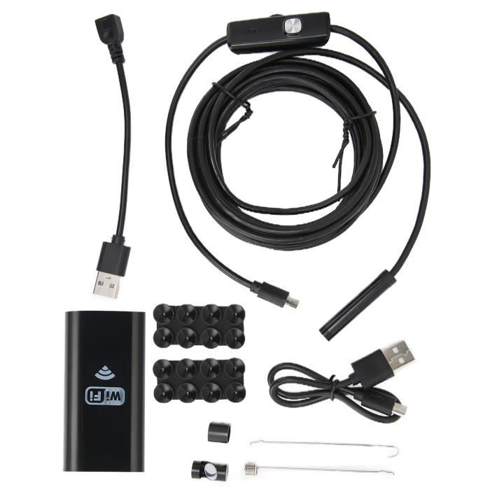 TMISHION Endoscope Wi-Fi Caméra d'inspection sans fil WiFi Endoscope ...