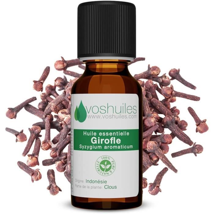 Huile Essentielle De Girofle - Giroflier - 100% Pure Et Naturelle ...