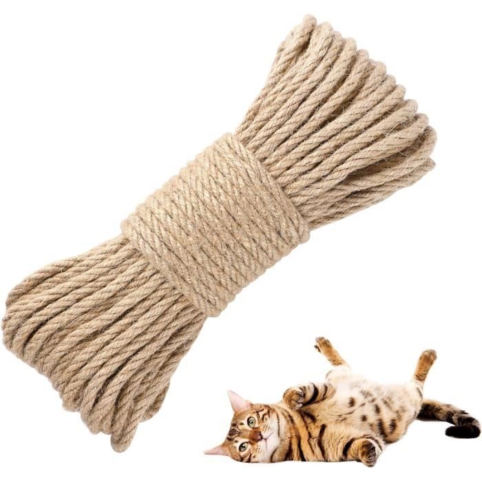 Corde En Sisal Pour Chat (29,8 M-29,8 M), Corde De Chanvre Épaisse Et ...
