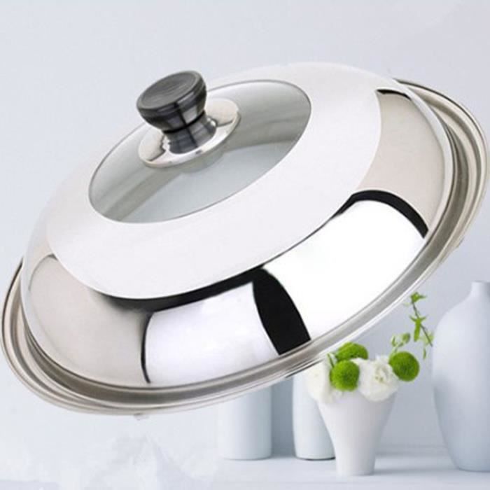 Couvercle de casserole - YOSOO - Universel - Acier inoxydable - Verre ...