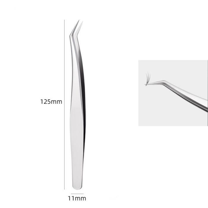 PINCE A EPILER,02--Pince à épiler pour Extension de cils, en acier ...