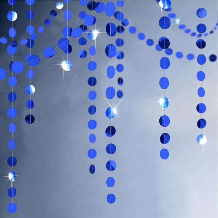 PAPIER CADEAU,Round Blue--Décorations de noël pour la maison ...