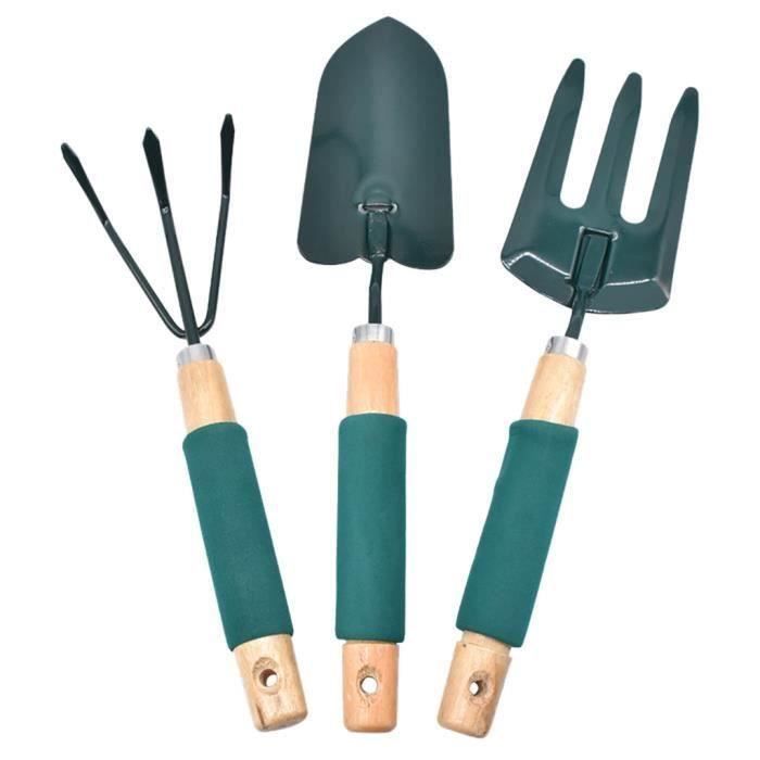Outils de jardinage Pelle en trois pièces Famille de légumes en ...