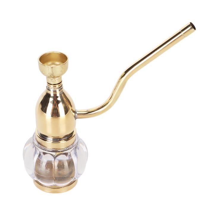 Sonew Pipe à eau pour fumer Fumer Pipe À Eau Portable Polyvalent Métal ...