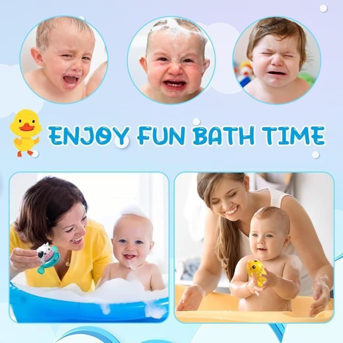 Lot De 5 Jouets De Bain Flottants Pour Enfants-Jouets De Bain Pour ...