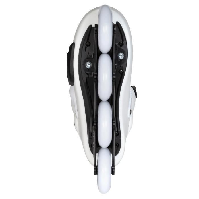 Roller freestyle - POWERSLIDE - ZOOM PRO Nova 80 - Blanc - Roues 80mm ...