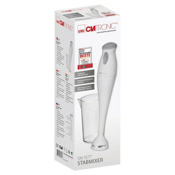 Mixer plongeant Clatronic SM3577-Blanc - Cdiscount Electroménager