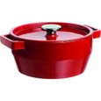 Cocotte en fonte PYREX Slow Cook 6,3 L - Rouge - Tous feux dont ...