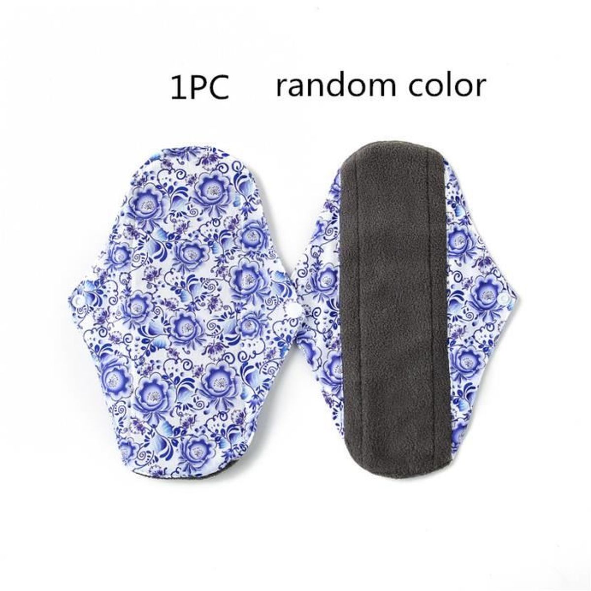 5 PCS lavable tante serviette pad charbon de bambou tampon sanitaire ...