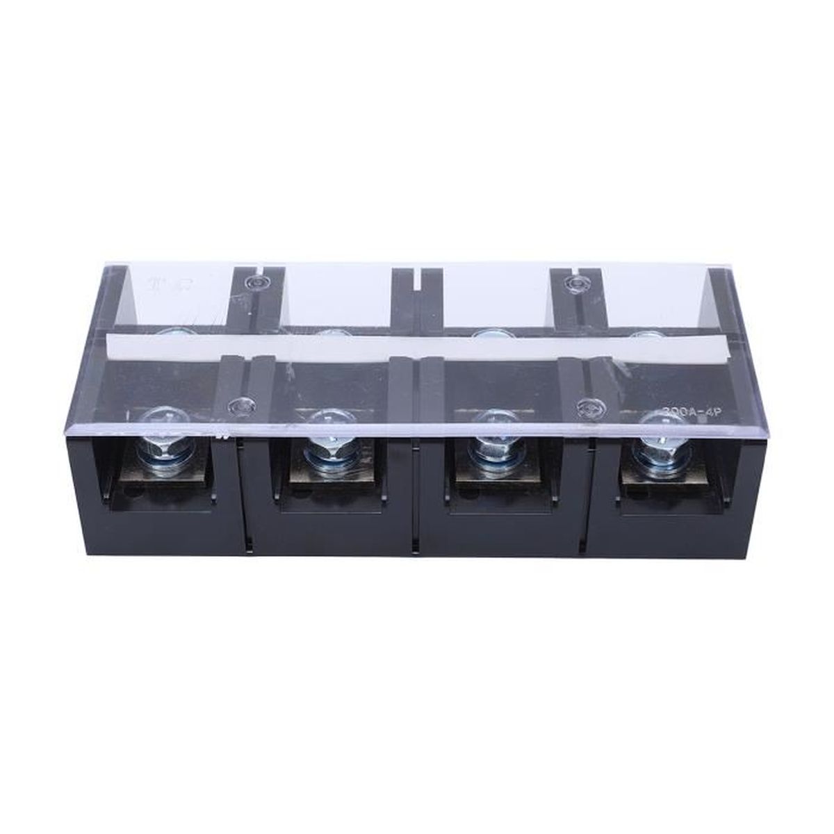 SHE - Bornier Vis Type Double Rangée 4 Positions Bande 200A Barrière ...